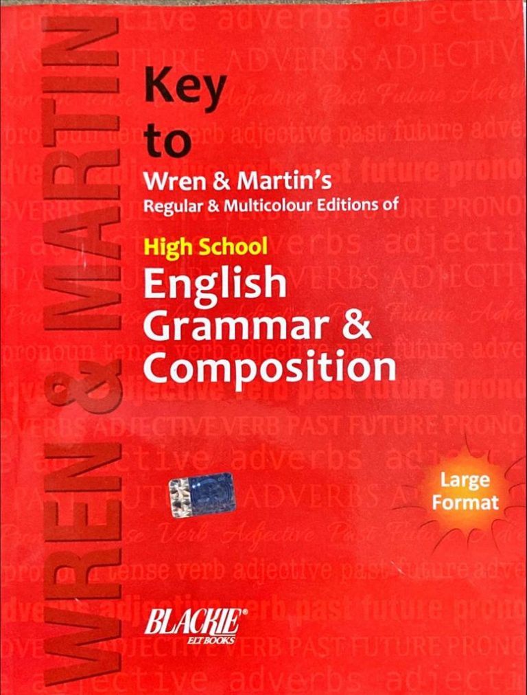 English Grammar & Composition (Wren & Martin) Key Book – NestamBuy