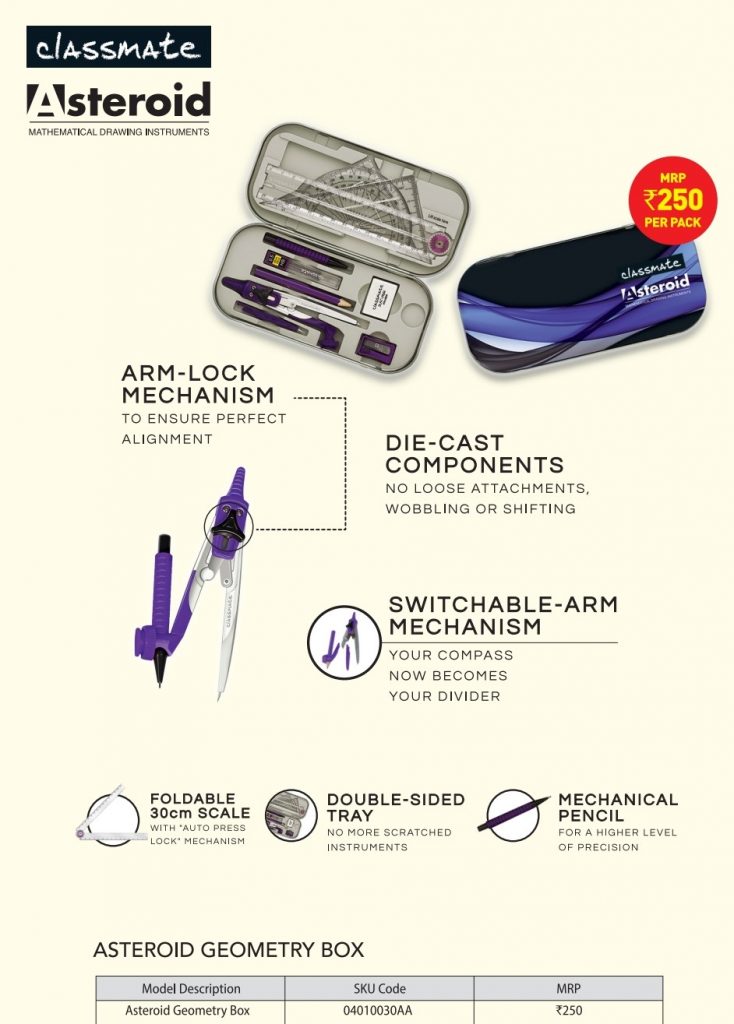 Classmate Geometry Box – Disney Invento – NestamBuy