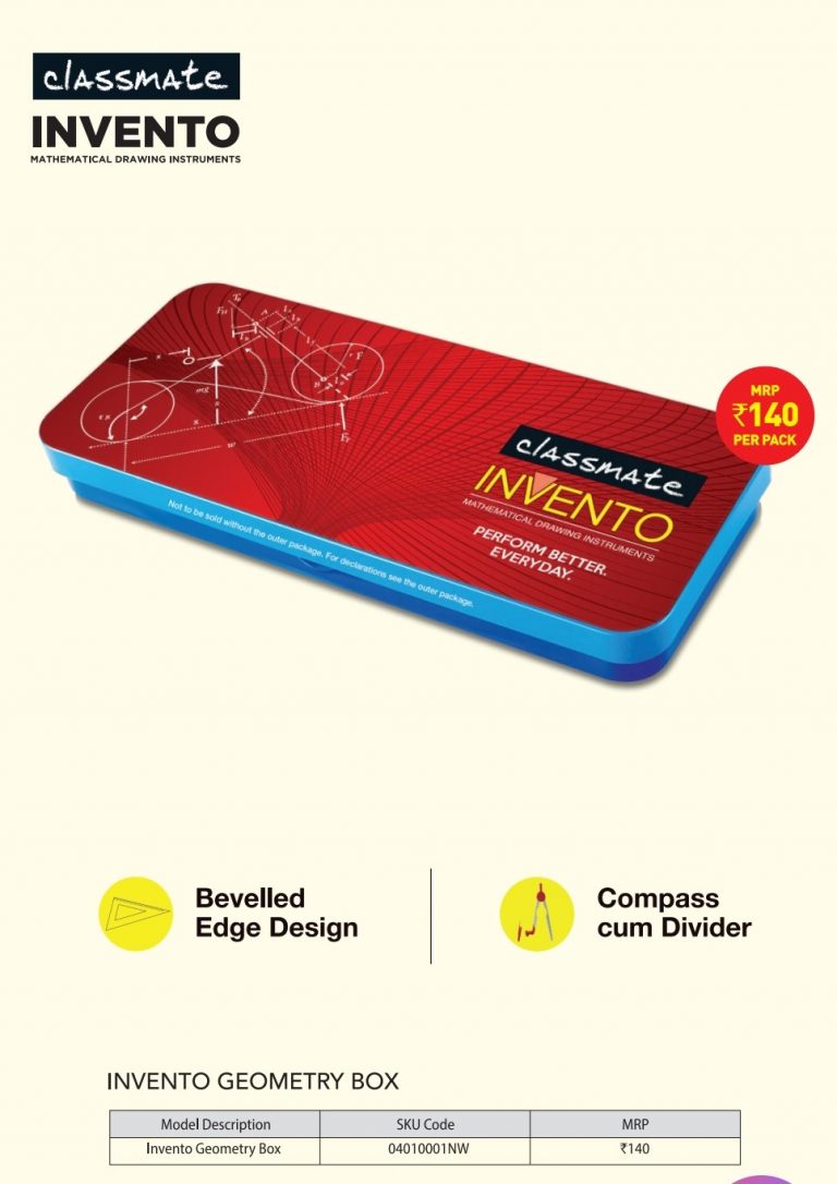 Classmate Geometry Box – Disney Invento – NestamBuy